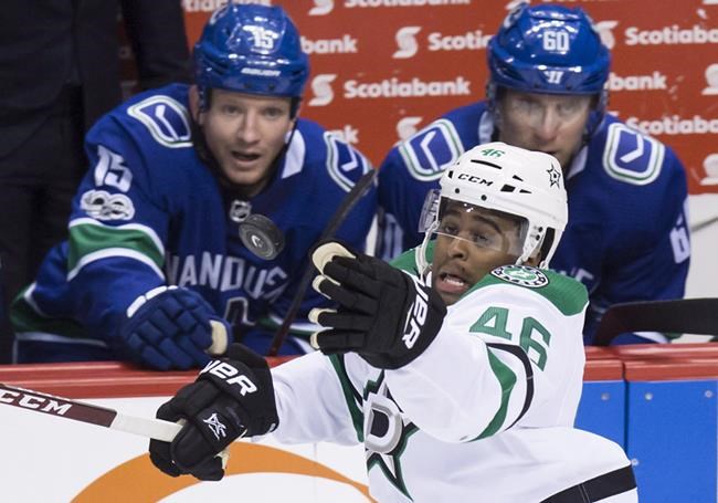 Hockey News - Stars sign restricted free agent Gemel Smith to $720K deal