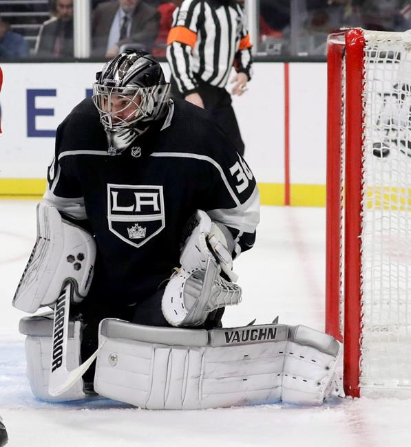 Hockey News - LA Kings goalie Jack Campbell out 4-6 weeks with knee injury