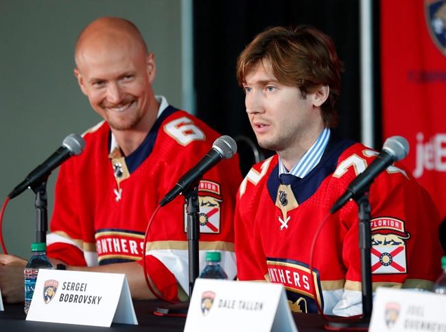 Hockey News - Bobrovsky says he came to Florida to win the Stanley Cup