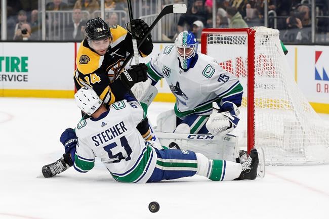 Hockey News - Rask makes 25 saves in shutout, Bruins blank Canucks 4-0