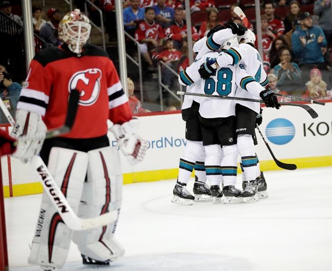 Hockey News - Martin Jones makes 28 saves, Sharks beat Devils 3-0