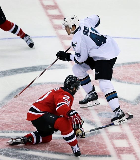 Hockey News - Brent Burns scores 2, Sharks beat Devils 4-1