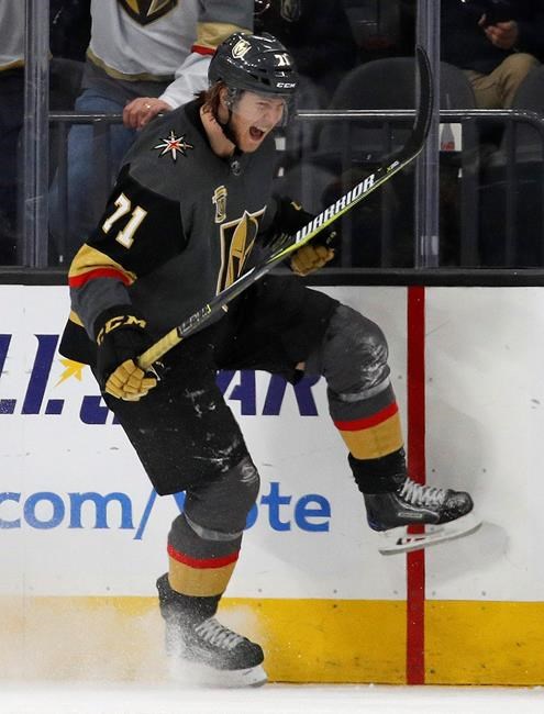 Hockey News - Karlsson has hat trick, Golden Knights beat Maple Leafs 6-3