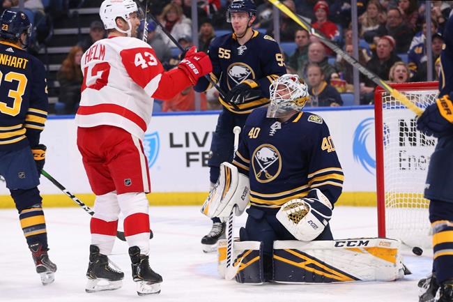 Hockey News - Reinhart scores go-ahead goal in Sabres 3-2 win over Detroit
