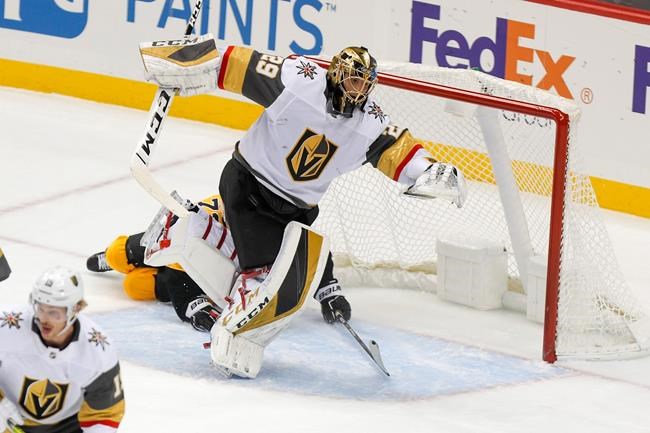 Hockey News - Fleury shuts out former team; Knights defeat Penguins